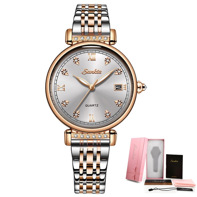 SUNKTA 6672 Luxury Female Wrist Watches - LIGE Watches
